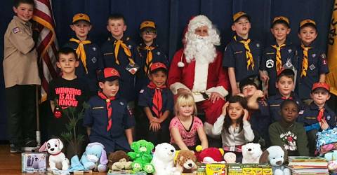 Santa, scouts and special gifts