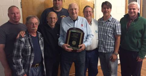Tuxedo Fire Commissioners honor Charlie Jones on his 50 years of service