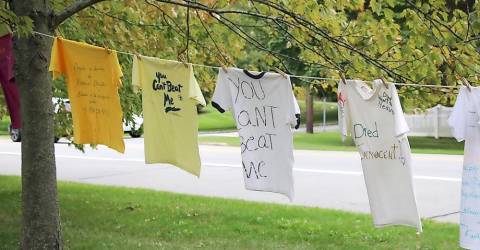 Clothesline Project recognizes Domestic Violence Awareness Month