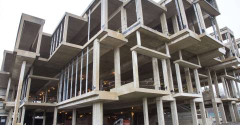Where the government center stands