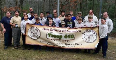 Monroe Troop 440 hosts Freezoree at Camp Turrell