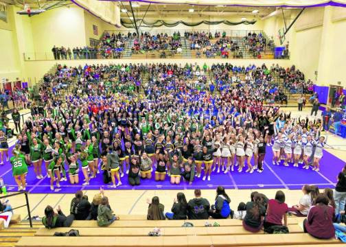 Monroe-Woodbury cheer squad wins at regional competition