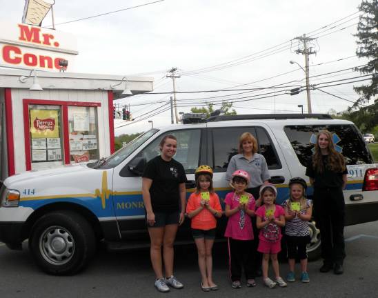 Ice cream, kids and bike safety