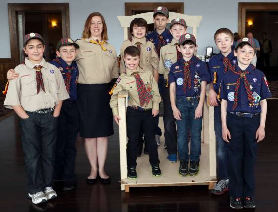 Woodbury Pack 148 hosts blue and gold ceremony for nine scouts