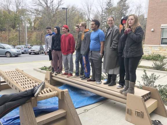 Students develop pedestrian bridge designs for class project