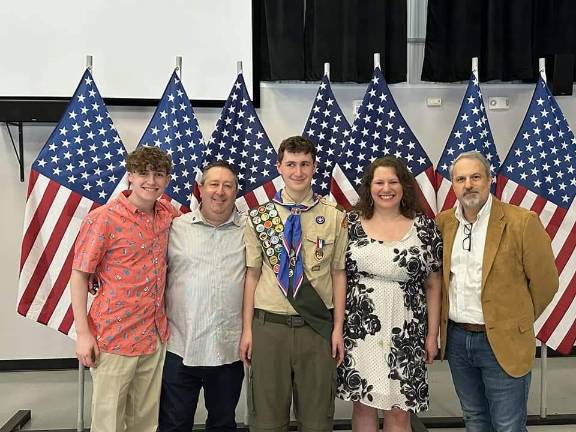 Woodbury. Matthew Gorlin becomes Eagle Scout