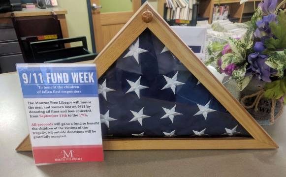 Monroe Free Library to donate fees for Sept. 11 scholarships