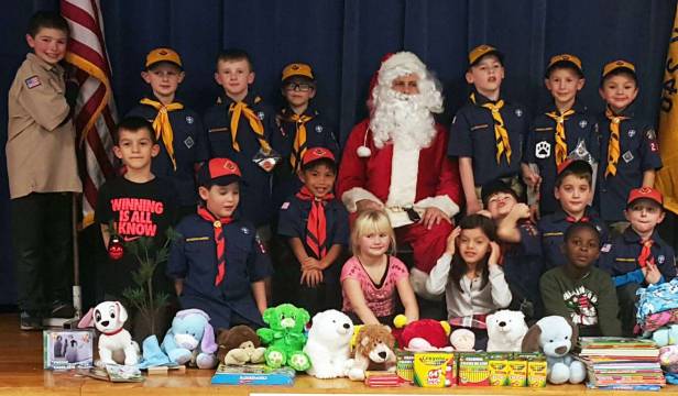 Santa, scouts and special gifts