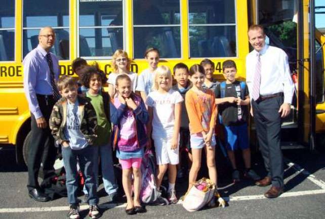 The last school buses of the month have left the garage