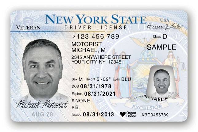 Veteran designation now available on NYS driver's licenses
