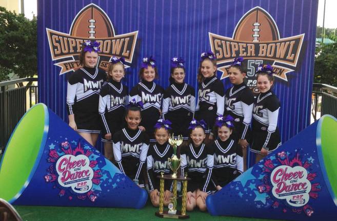 M-W Pop Warner Cheer is fifth in the nation