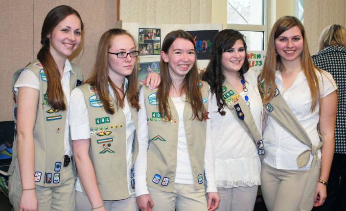 Five M-W students earn Girl Scout’s highest award