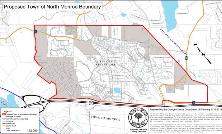 The parting of Monroe
